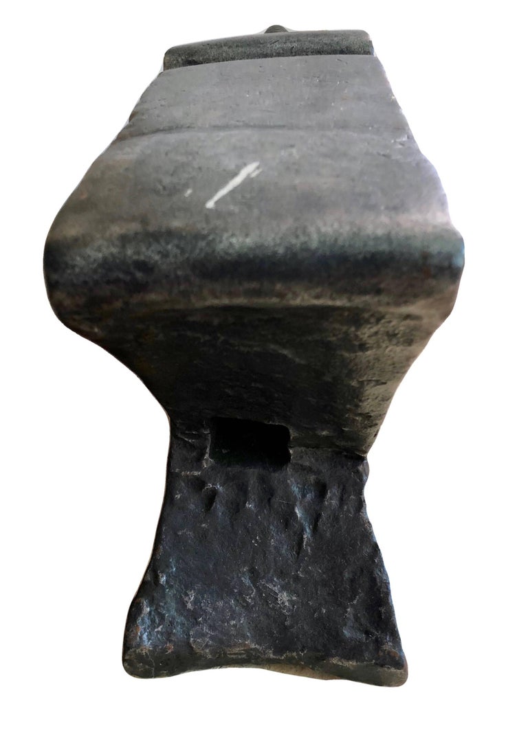 French 1811 Hand-Forged Iron Locksmith Anvil, Carved Tree of Life and 8 ...