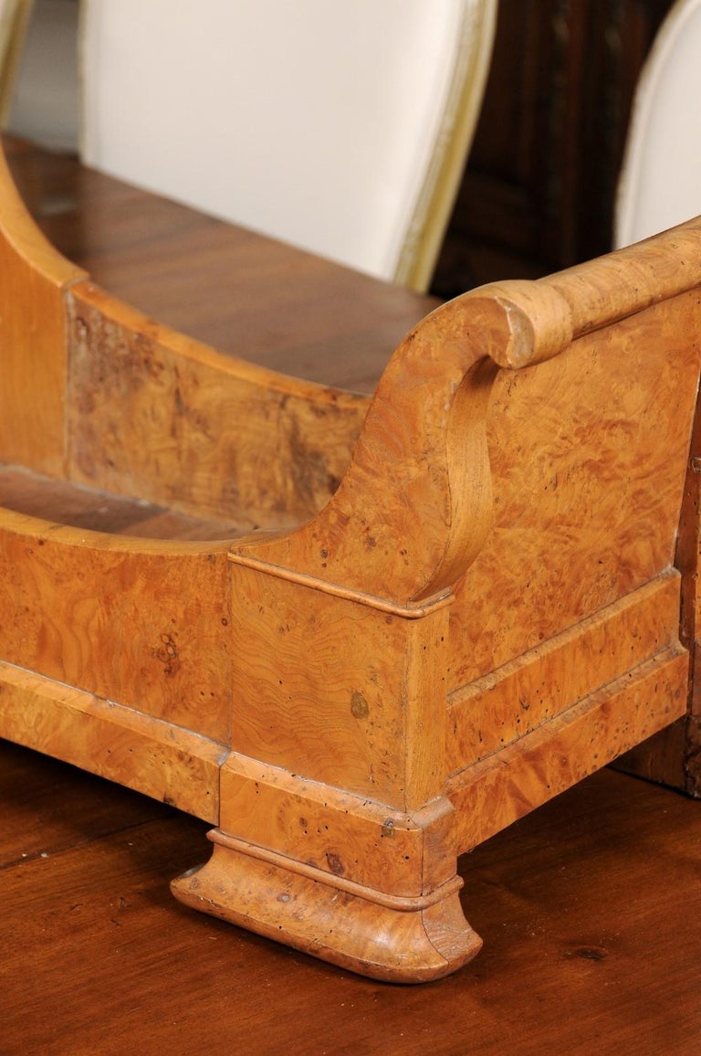 French 1890s Empire Style Lit en Bateau Doll Bed with Out-Scrolling ...