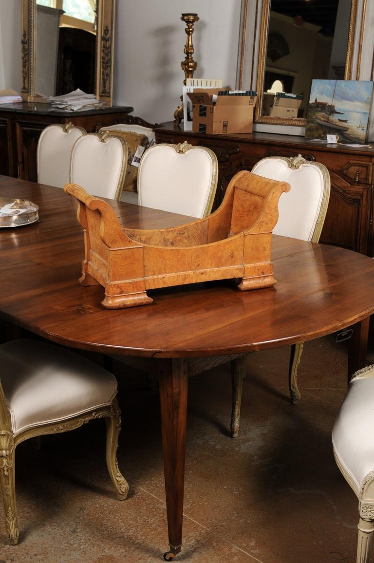 French 1890s Empire Style Lit en Bateau Doll Bed with Out-Scrolling ...