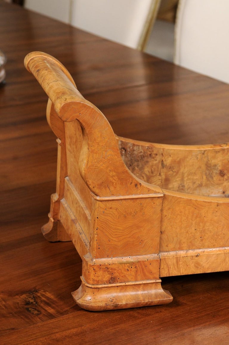 French 1890s Empire Style Lit en Bateau Doll Bed with Out-Scrolling ...