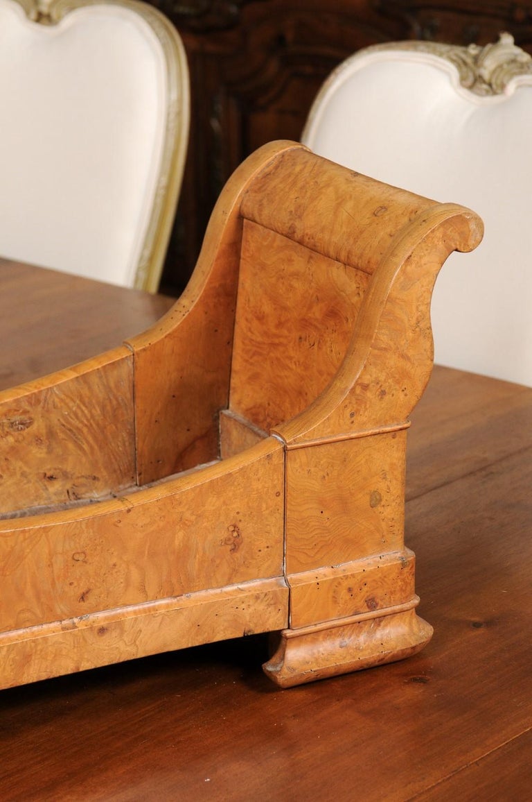 French 1890s Empire Style Lit en Bateau Doll Bed with Out-Scrolling ...