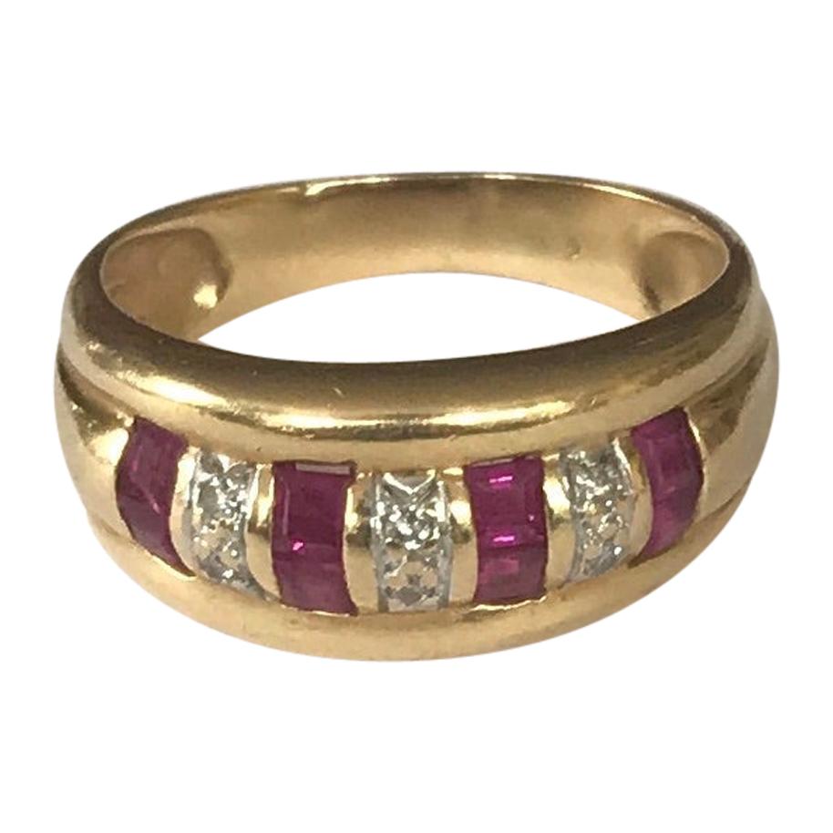 Antique Ruby Band Rings - 987 For Sale at 1stDibs | diamond and ruby ...