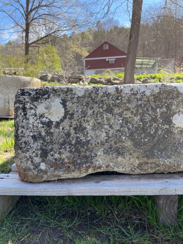 French 18th C Square Hand-Carved Limestone Trough at 1stDibs