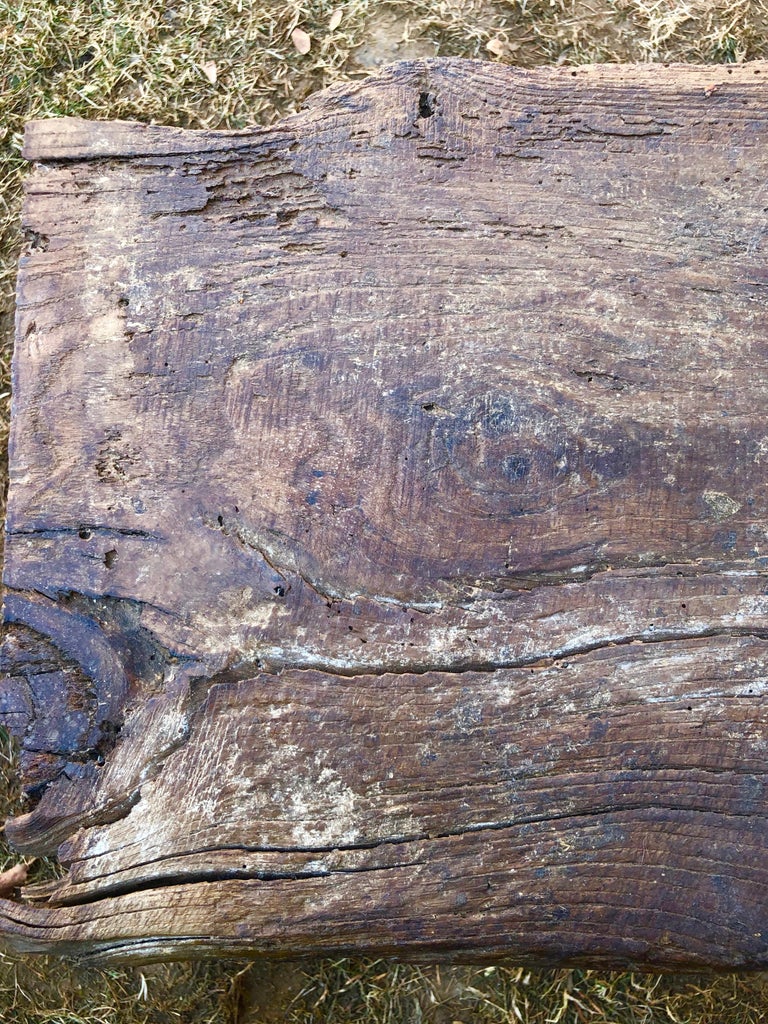 French 18th Century Bench/Coffee Table with Hand Forged Wrought Iron ...