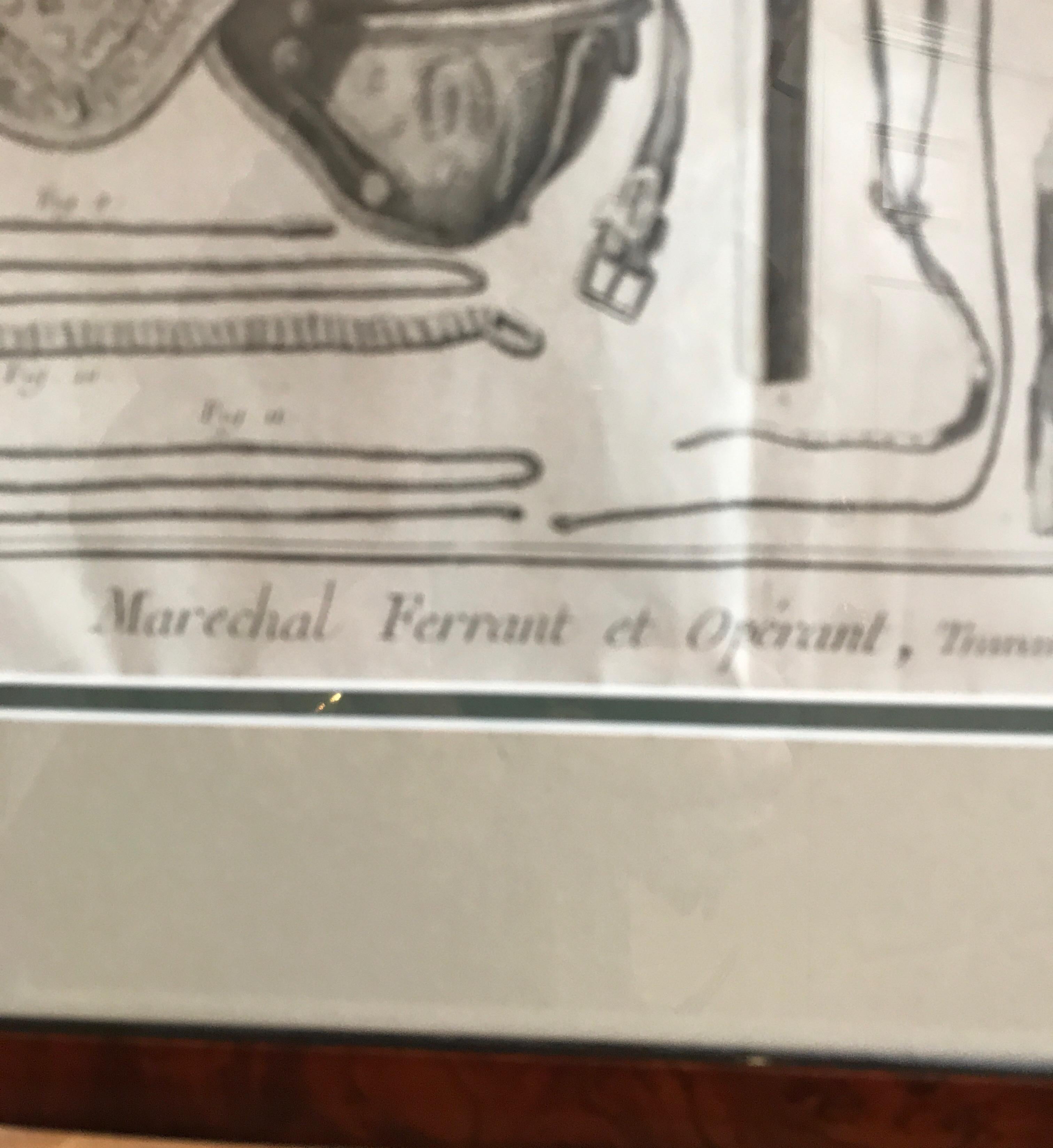 French 18th Century Engraving of the Blacksmiths and their Tools For ...