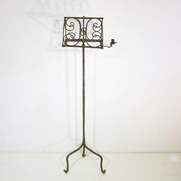 French 18th Century Hand Forged Iron Lectern For Sale at 1stDibs