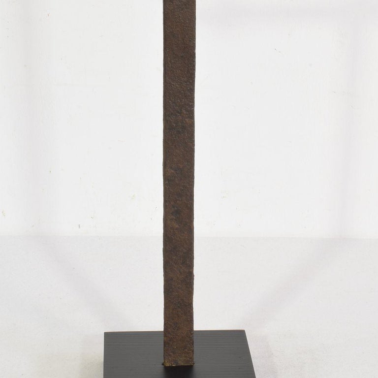 French, 18th Century, Hand Forged Iron Village Cross at 1stDibs