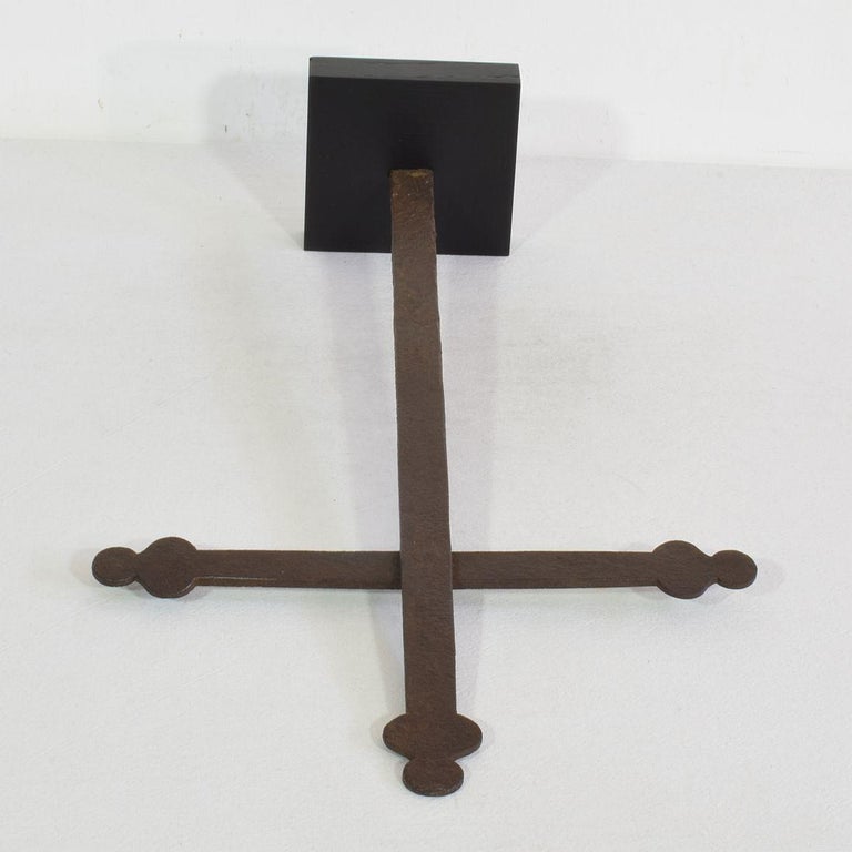 French, 18th Century, Hand Forged Iron Village Cross at 1stDibs