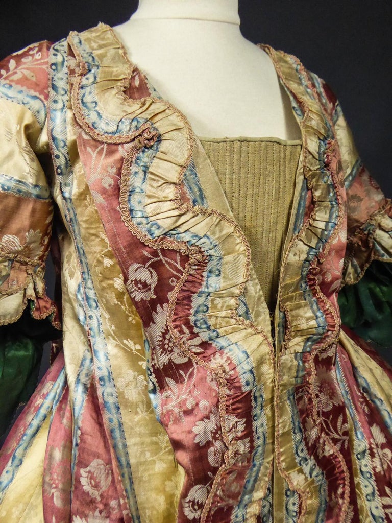 French 18th Century Interior Robe Volante Dress Louis XV Period at ...