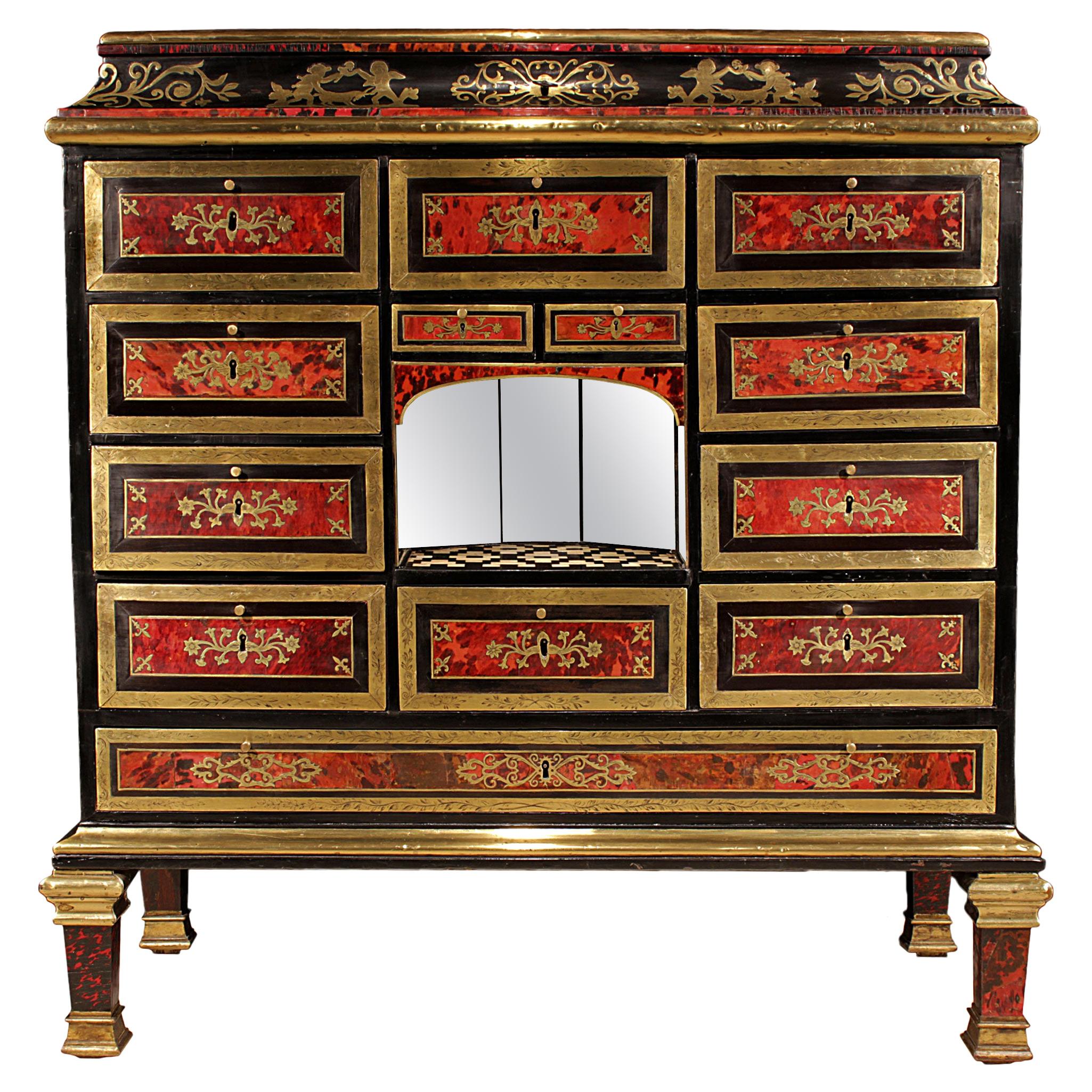 Unique and Rare Elysée Ceremonial Cabinet, Louis XIV Style, France ...
