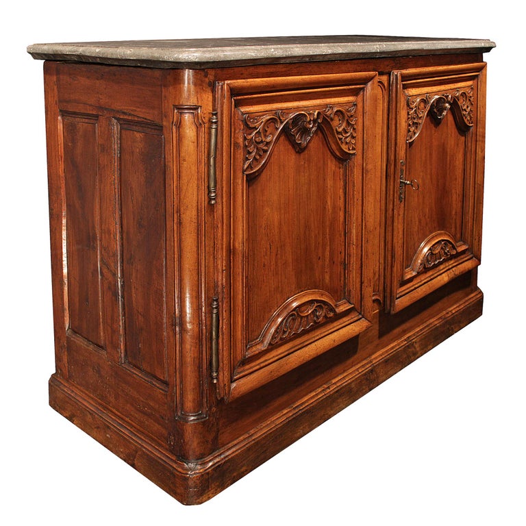 French 18th Century Louis XV Period Walnut Buffet De Château, from ...