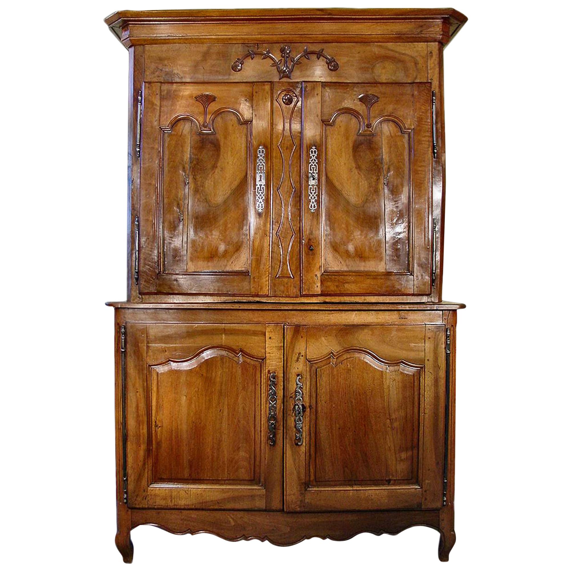 18th Century French Louis XV Buffet a Deux Corps or Sideboard For Sale ...
