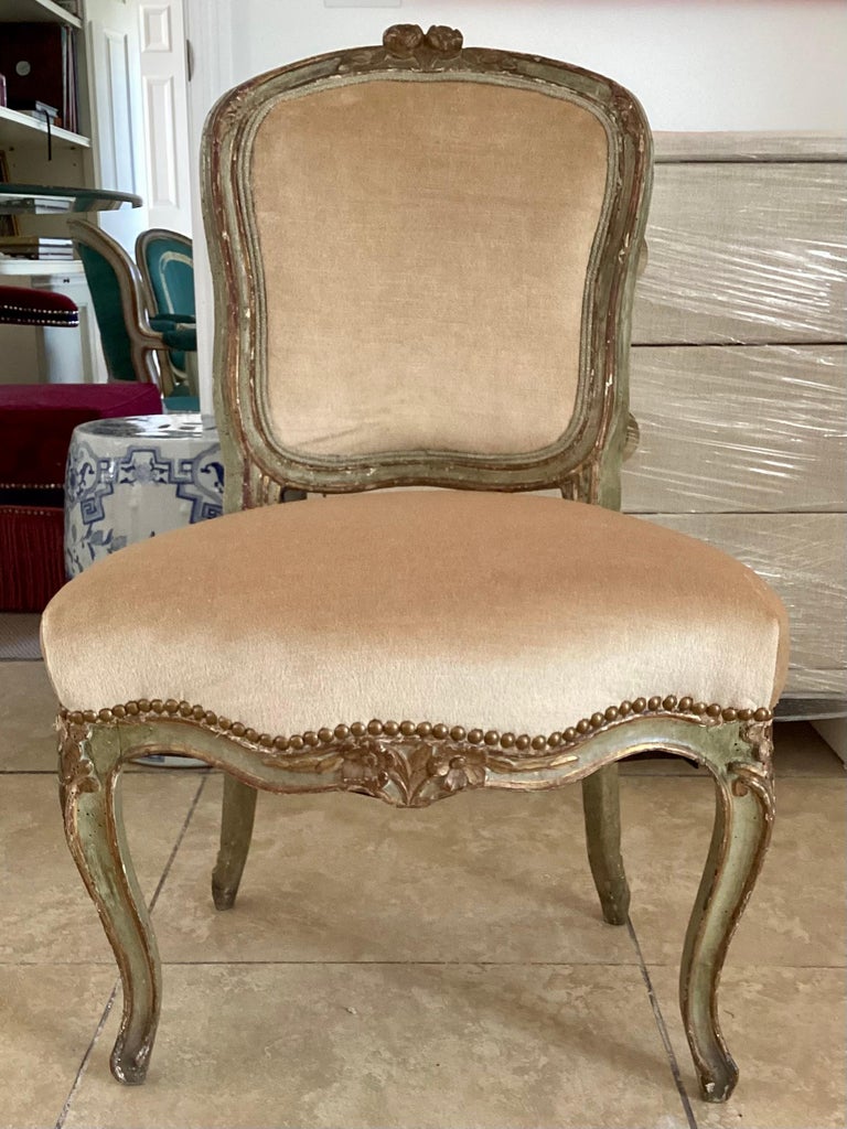 French 18th Century Louis XV Side Chair in Todd Hase Upholstery For ...
