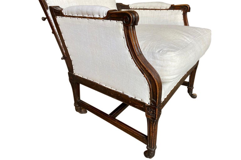 French 18th Century Louis XVI Period Chaise De Repos For Sale at 1stDibs