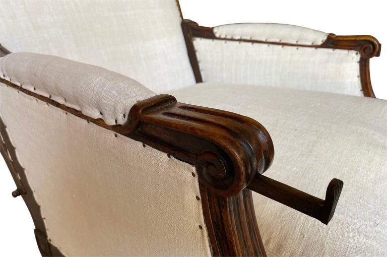 French 18th Century Louis XVI Period Chaise De Repos For Sale at 1stDibs