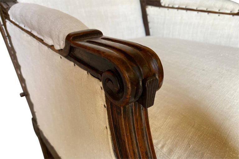 French 18th Century Louis XVI Period Chaise De Repos For Sale at 1stDibs