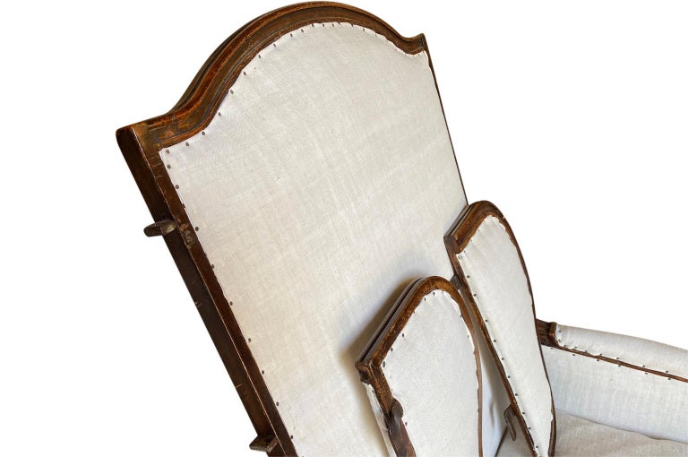 French 18th Century Louis XVI Period Chaise De Repos For Sale at 1stDibs
