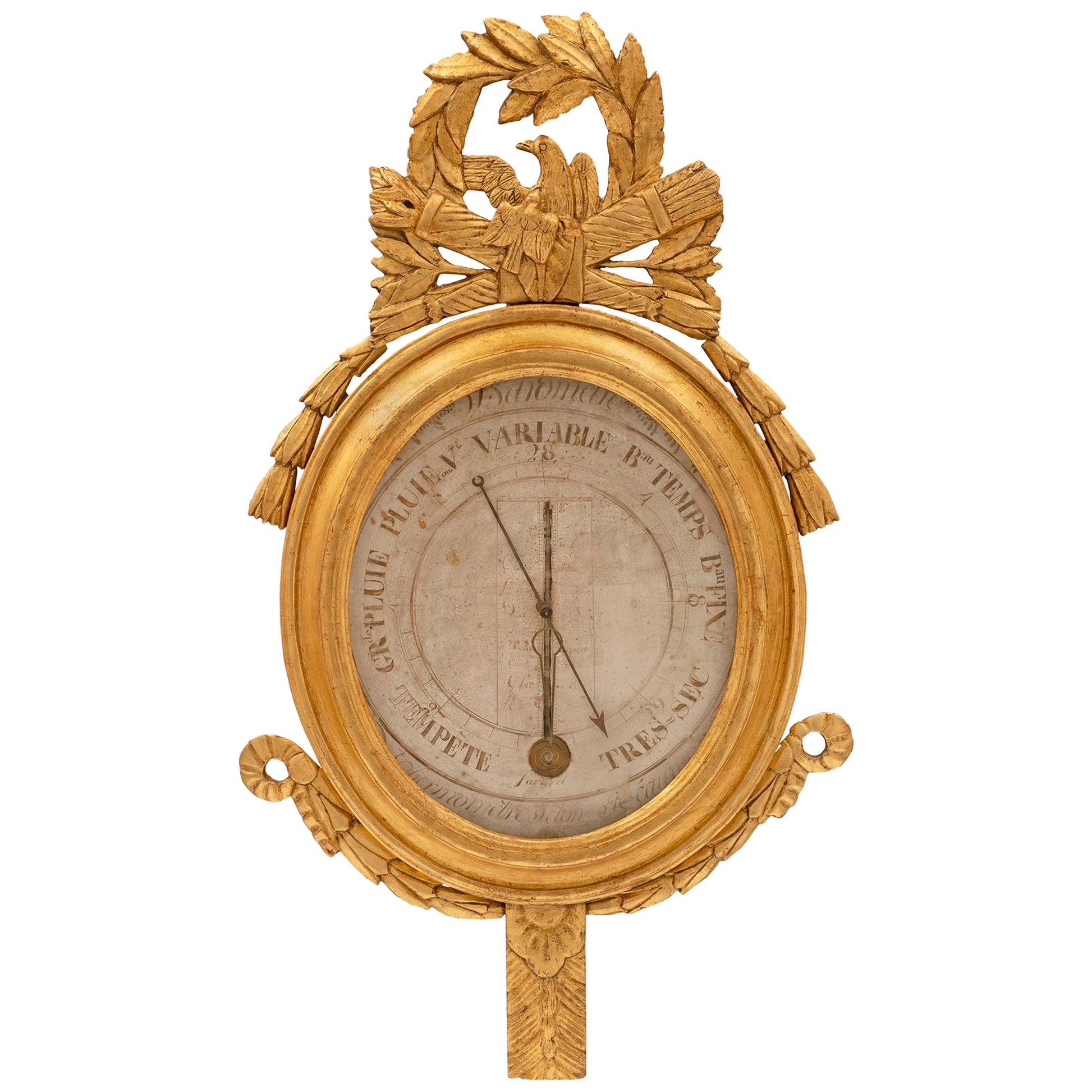 Louis XVI Period Barometer For Sale at 1stDibs