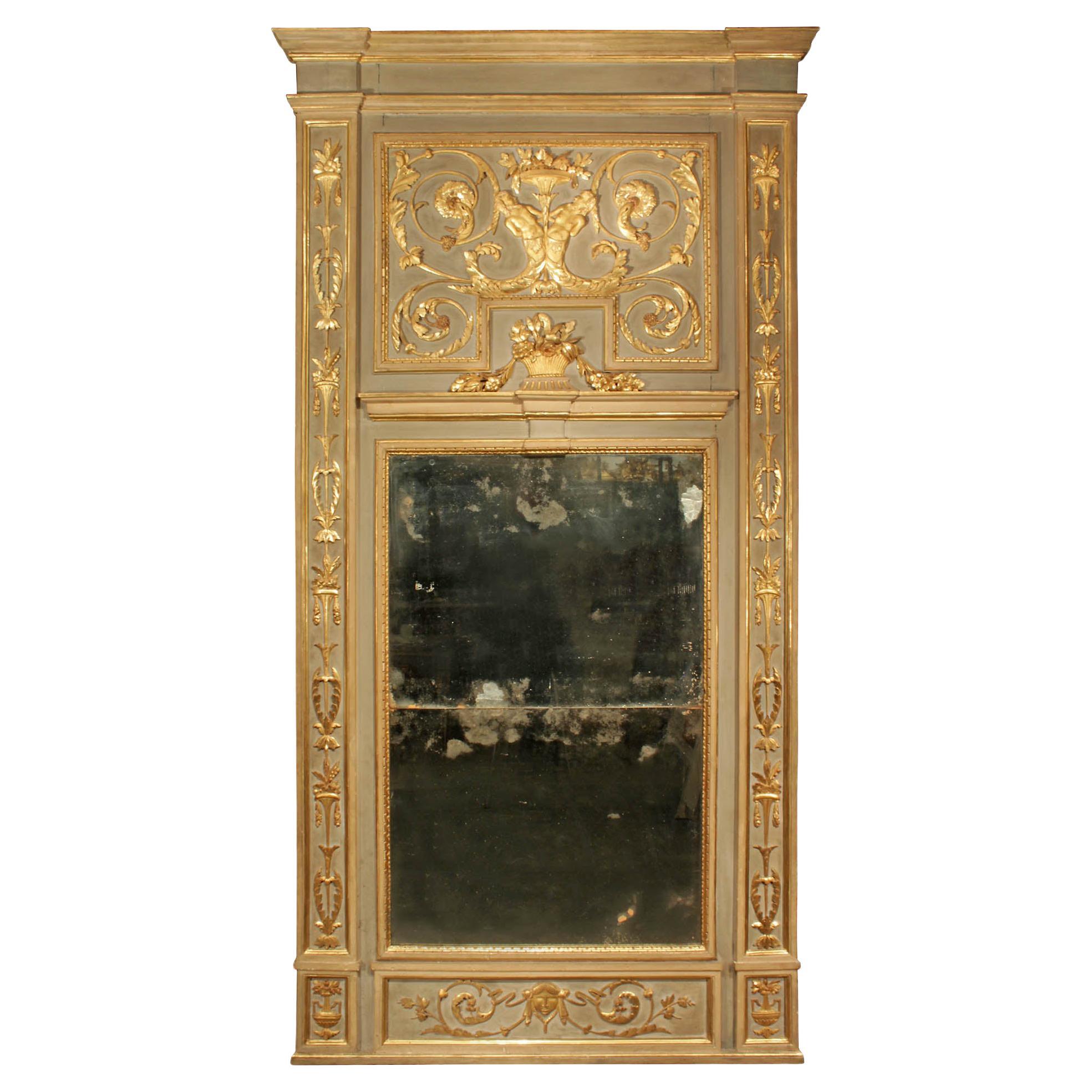 18th Century Trumeau from Turin, Italy For Sale at 1stDibs