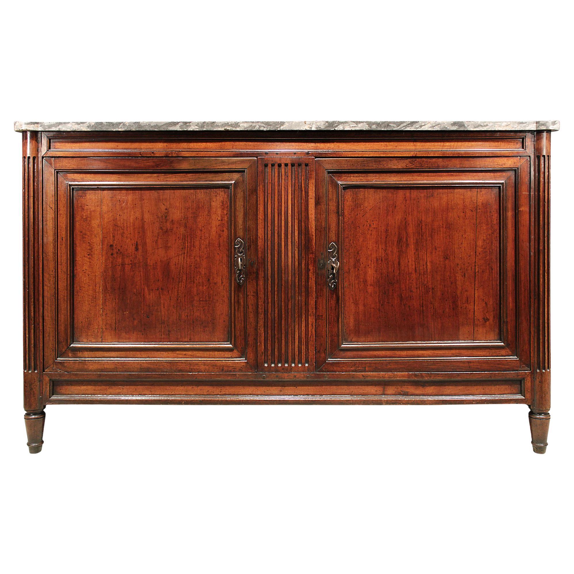 Antique French 18th Century Period Regence Walnut Buffet For Sale at ...