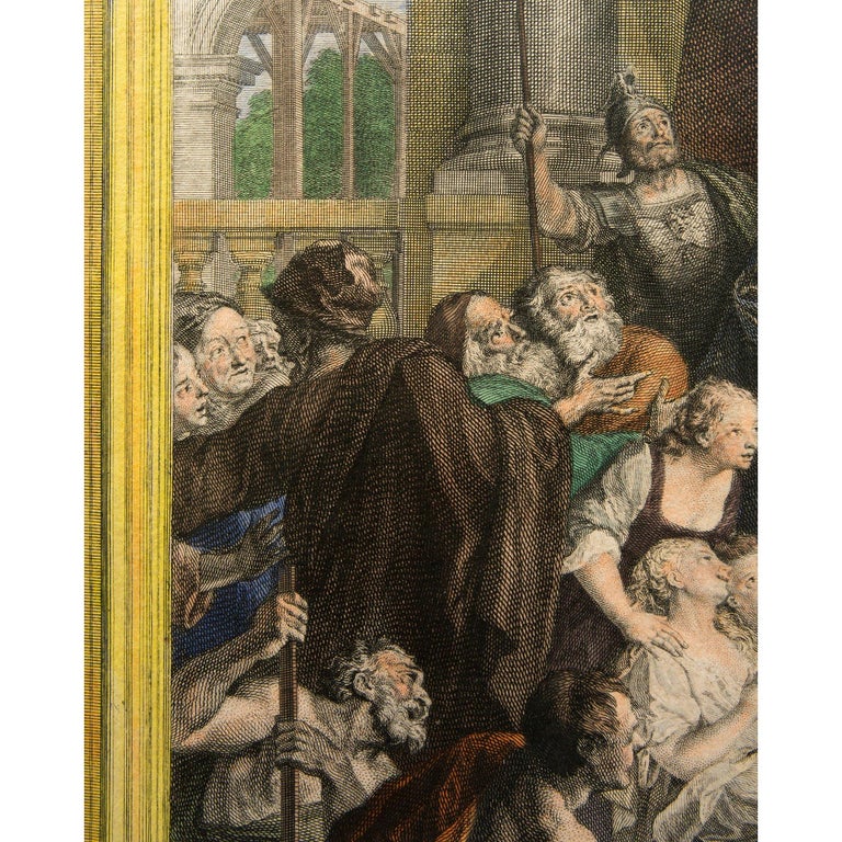 French 18th Century Louis XVI Style Print For Sale at 1stDibs