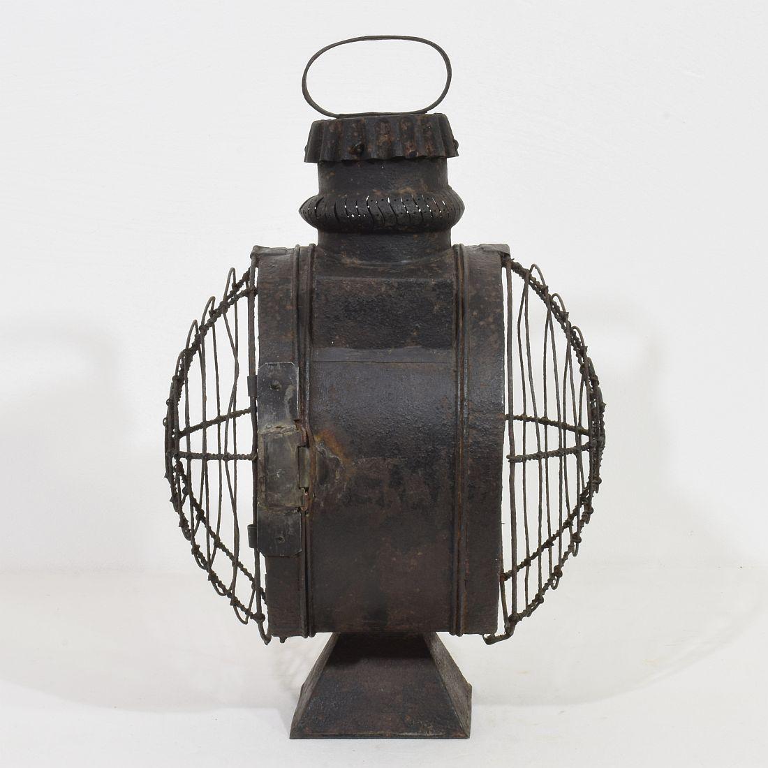 French, 18th Century Metal Lantern For Sale at 1stDibs