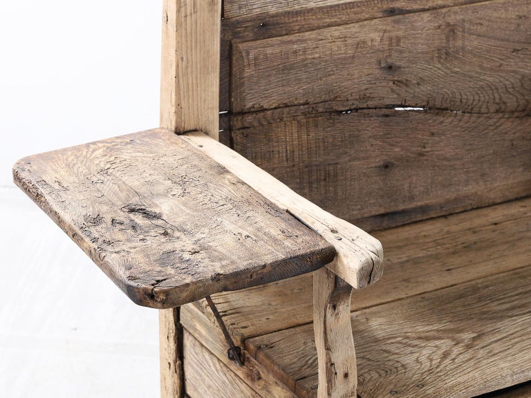 French 18th Century Primitive Bench For Sale at 1stDibs