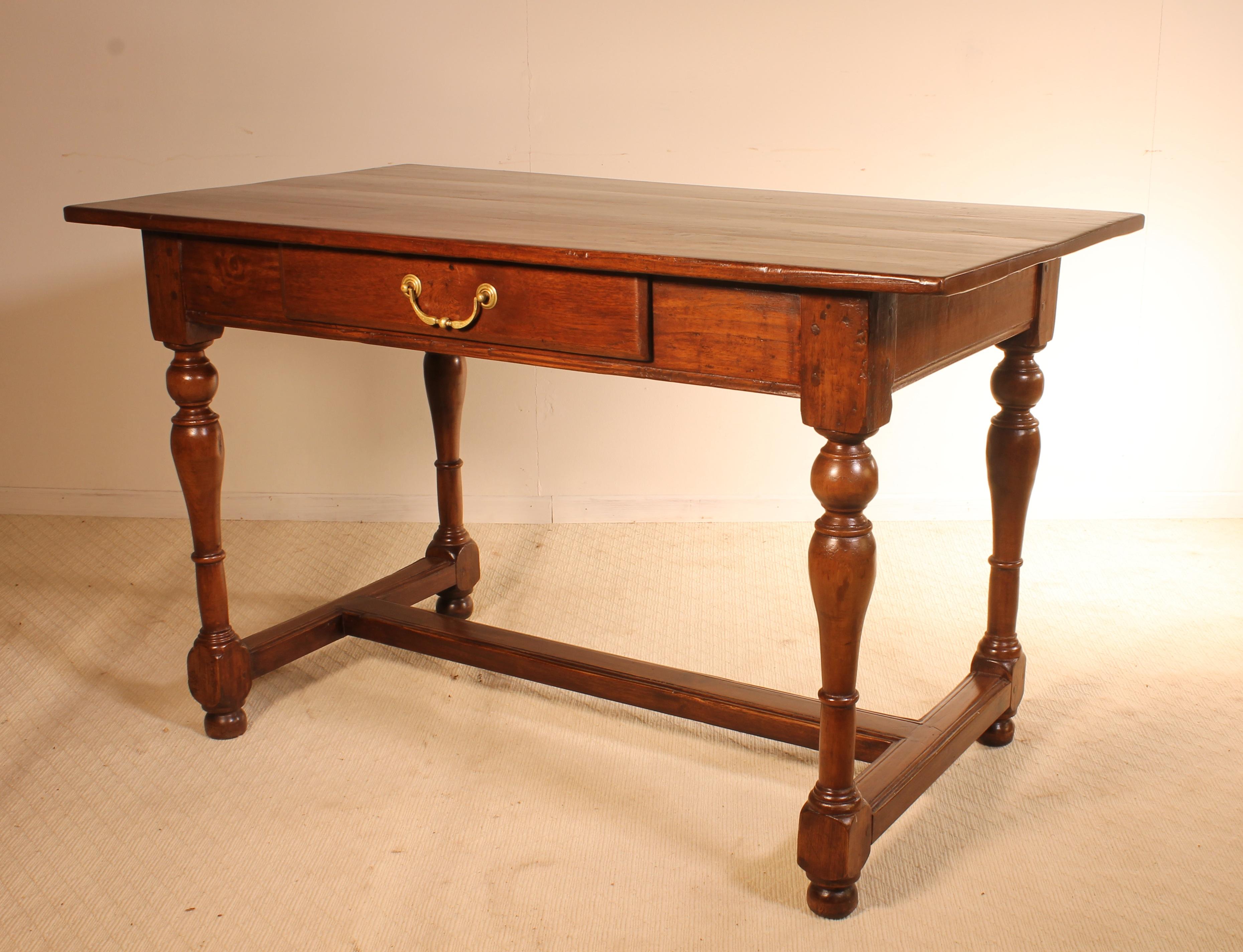 French 19th Century Desk with Turned Legs For Sale at 1stDibs | writing ...