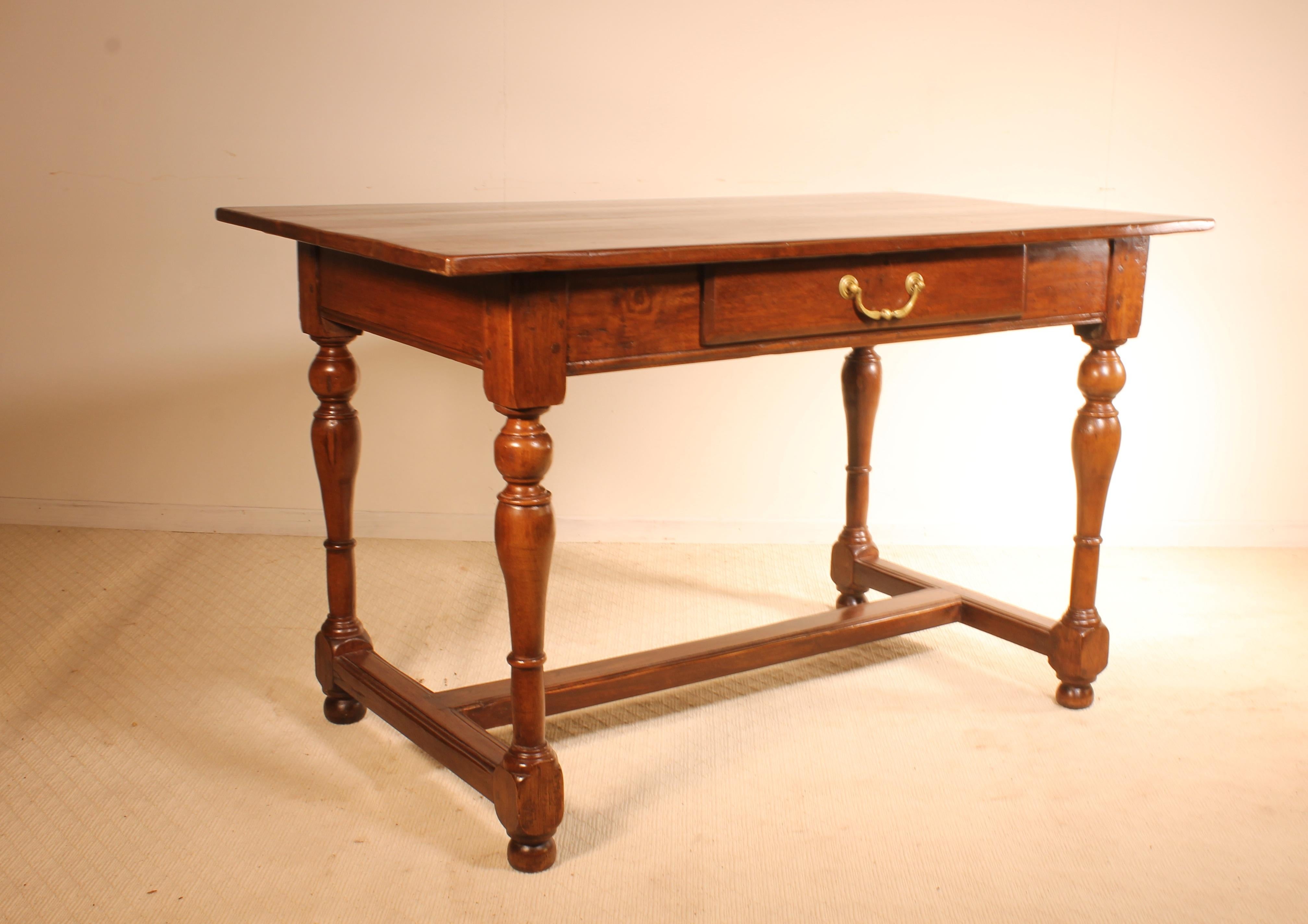 French 19th Century Desk with Turned Legs For Sale at 1stDibs | writing ...