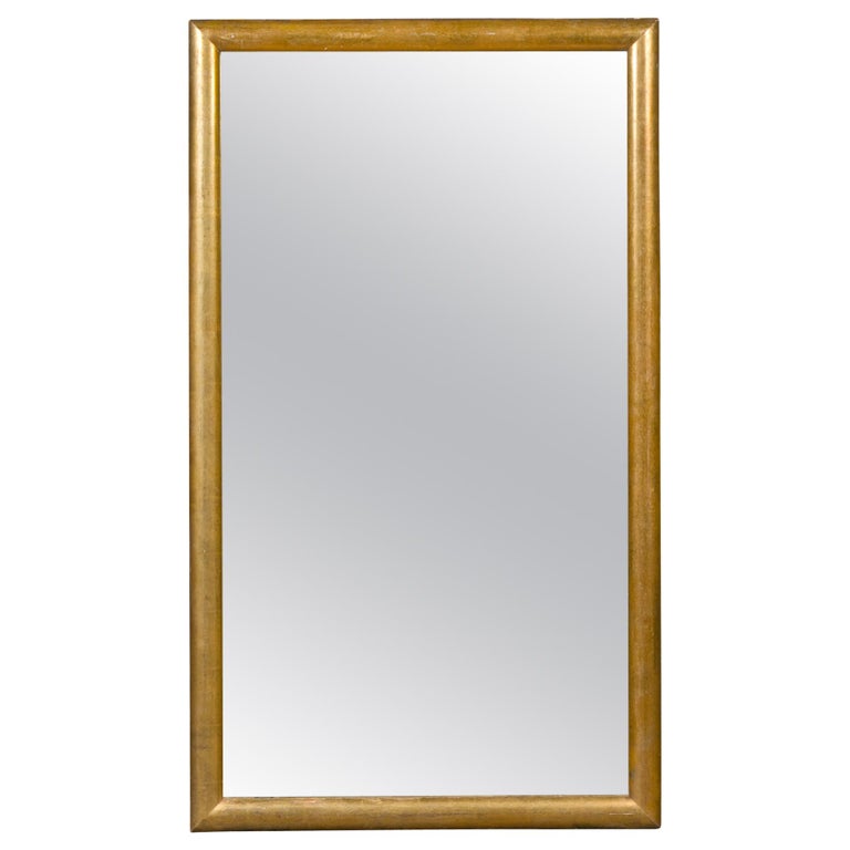 French 1900s Turn of the Century Giltwood Rectangular Mirror, circa ...