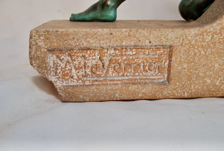 French 1930 Art Deco Bronze By Max Le Verrier at 1stDibs | le verrier ...
