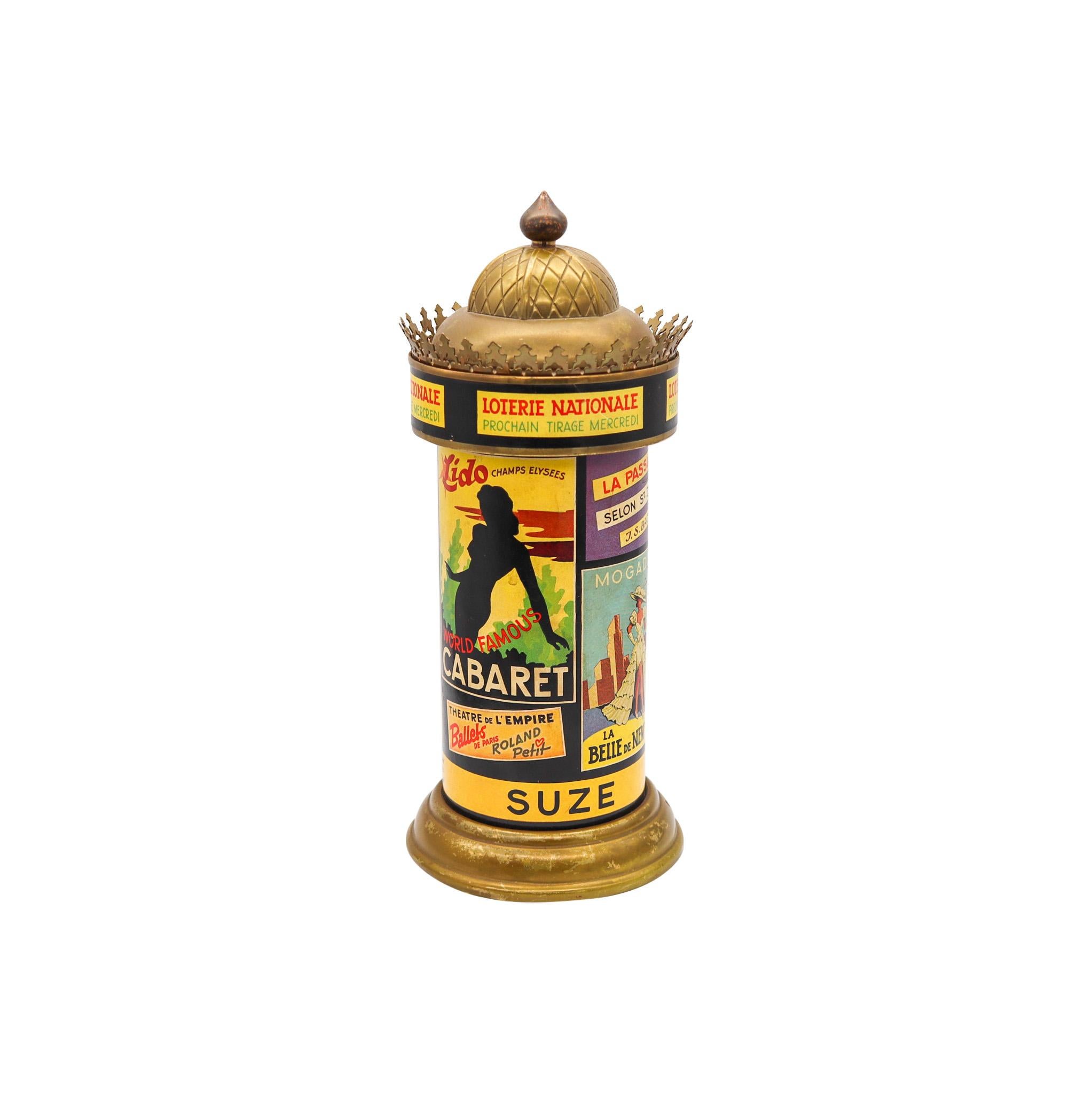 French 1930 Art Deco Parisian Moorish Kiosk Cigarette Dispenser ...