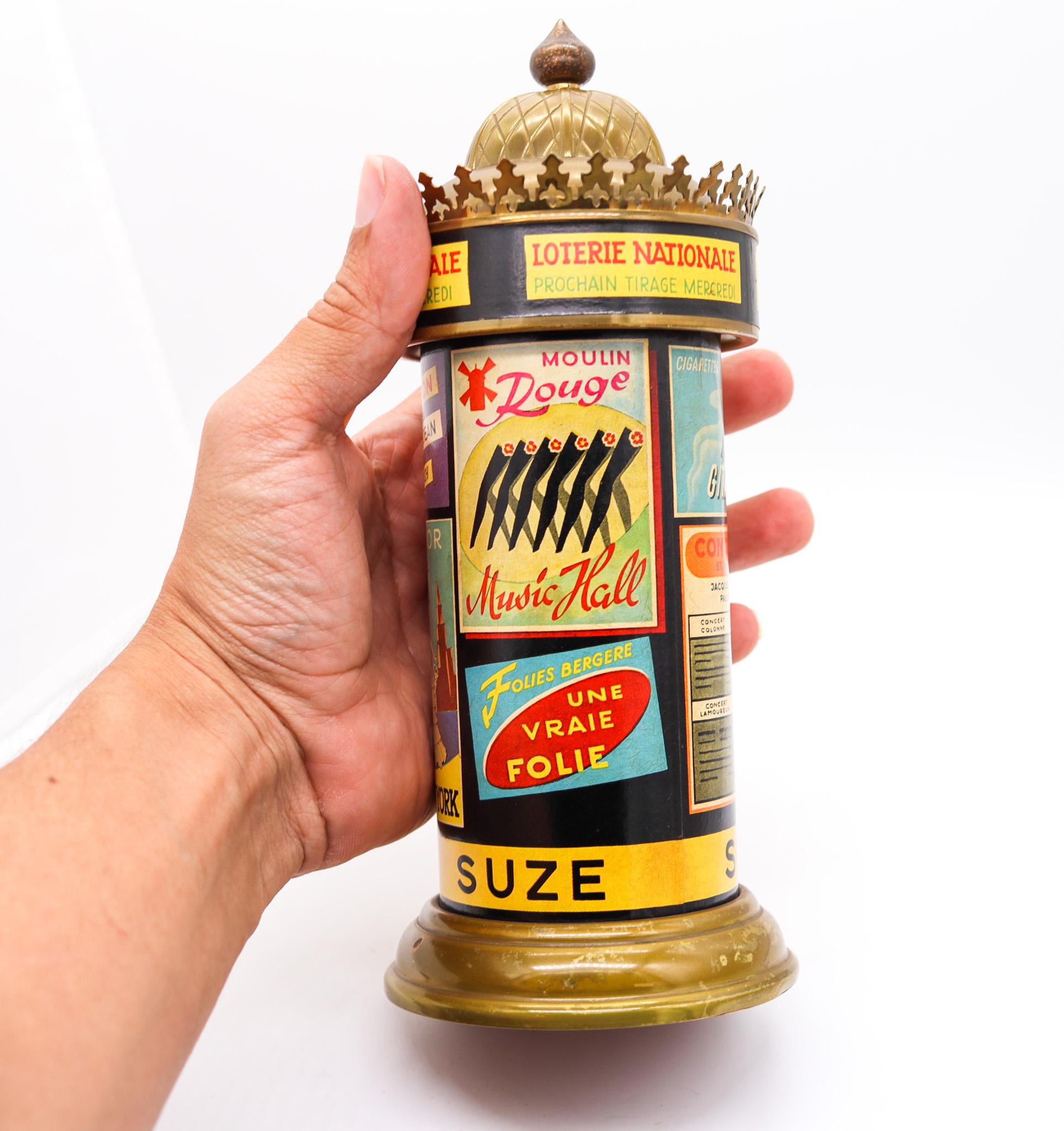 French 1930 Art Deco Parisian Moorish Kiosk Cigarette Dispenser ...