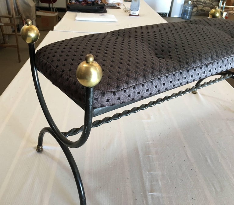 French 1940s Royere Style Bench at 1stDibs