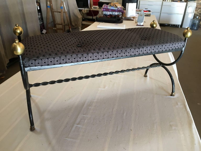 French 1940s Royere Style Bench at 1stDibs