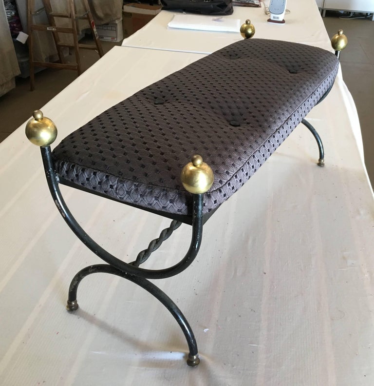 French 1940s Royere Style Bench at 1stDibs