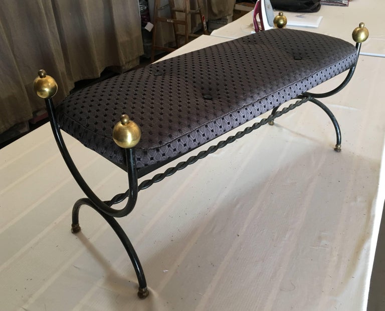 French 1940s Royere Style Bench at 1stDibs