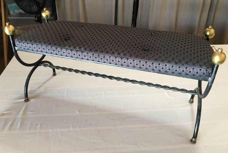 French 1940s Royere Style Bench at 1stDibs