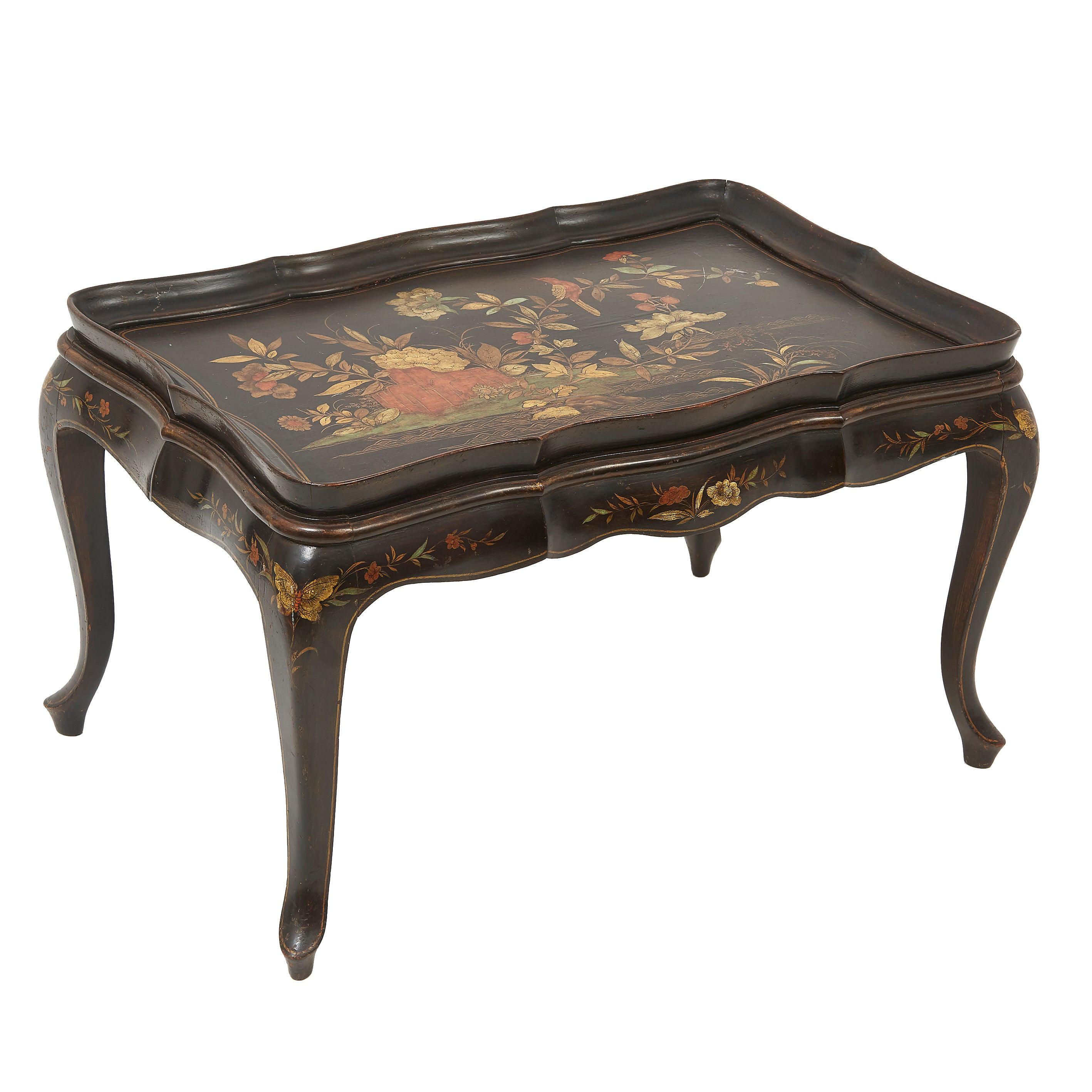 Lacquered Cat Tray For Sale at 1stDibs