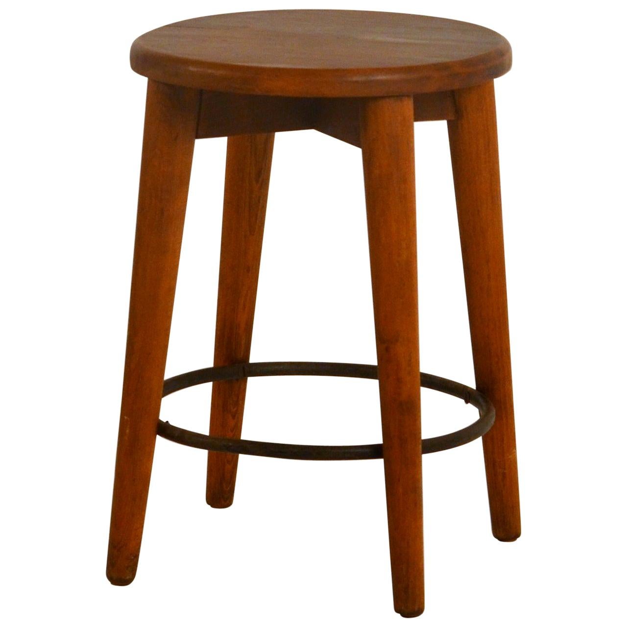 1950s Ming Style Wooden Garden Stool at 1stDibs