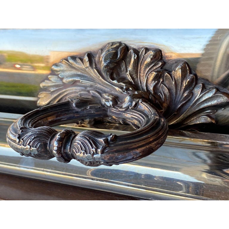 French 19th-20th Century Louis XVI Style Silver-Plated Meat Carving ...