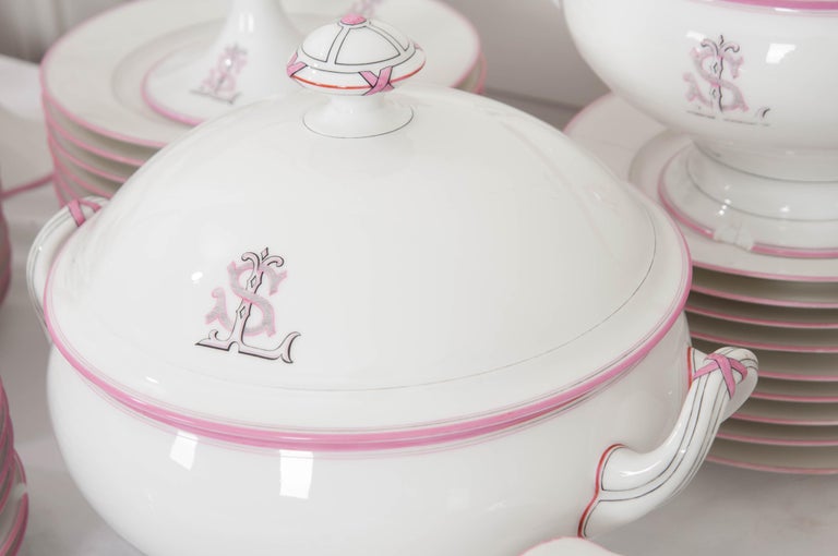 French 19th Century 95-Piece Old Paris Porcelain Dinner Service at 1stDibs