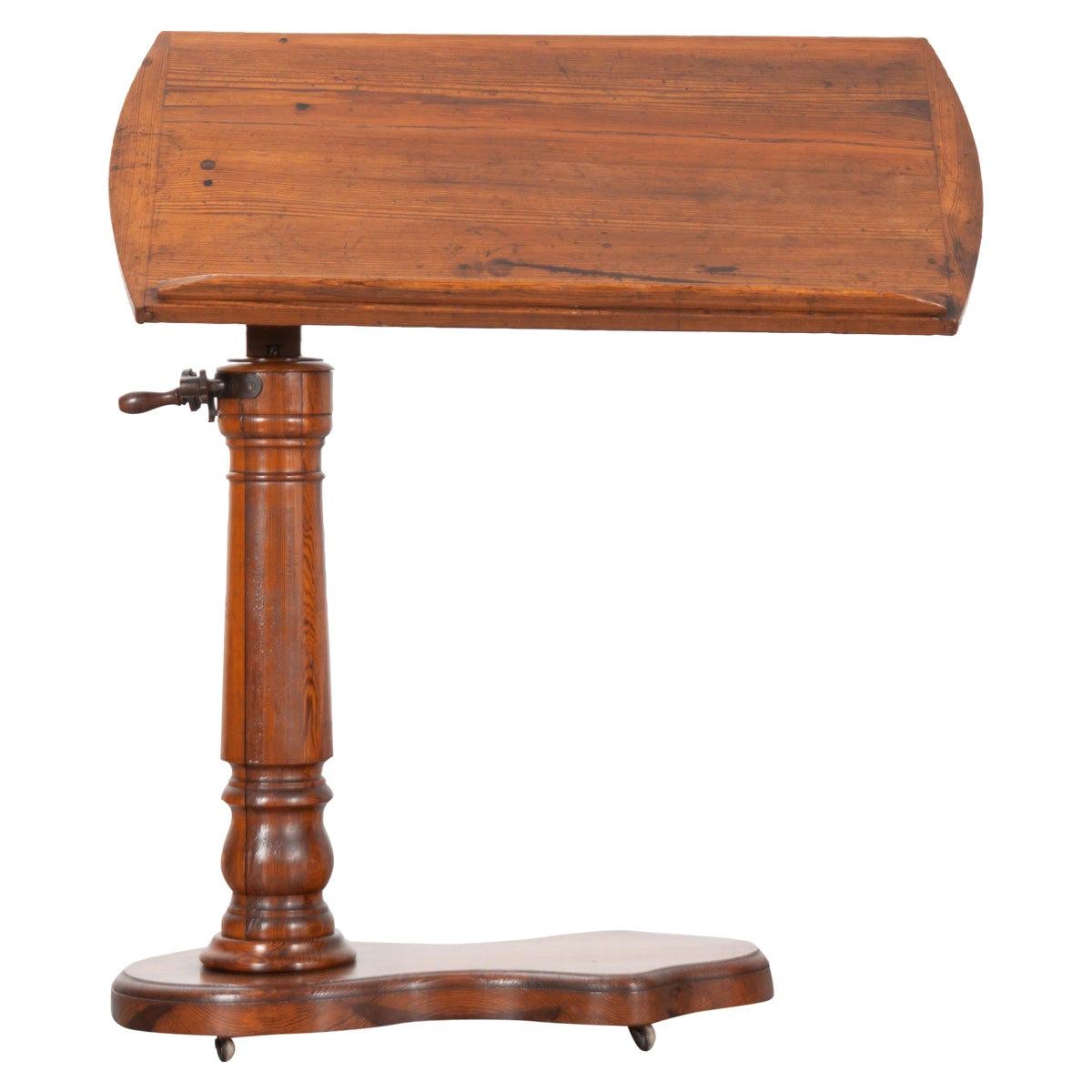 French 19th Century Adjustable Over Bed Table at 1stDibs