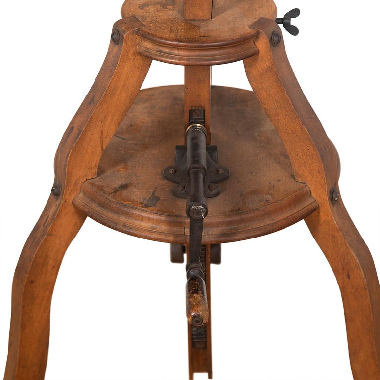 French 19th Century Adjustable Sculpture Stand For Sale at 1stDibs
