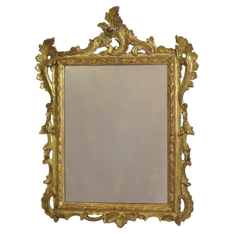 French, 19th Century Baroque Style Giltwood Mirror at 1stDibs