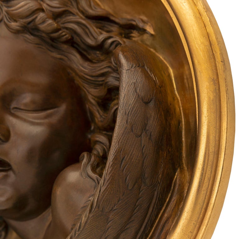 French 19th Century Belle Époque Period Patinated Bronze and Ormolu ...