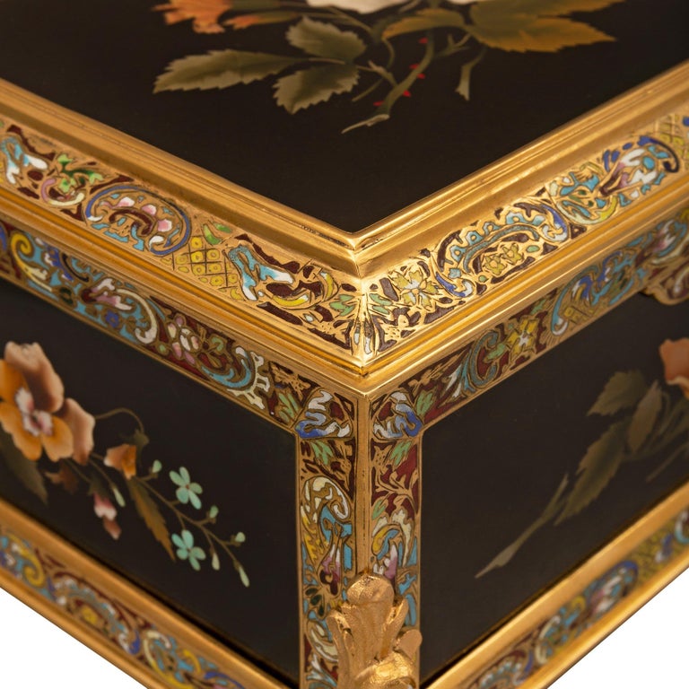 French 19th Century Belle Époque Period Pietra Dura Marble and ...