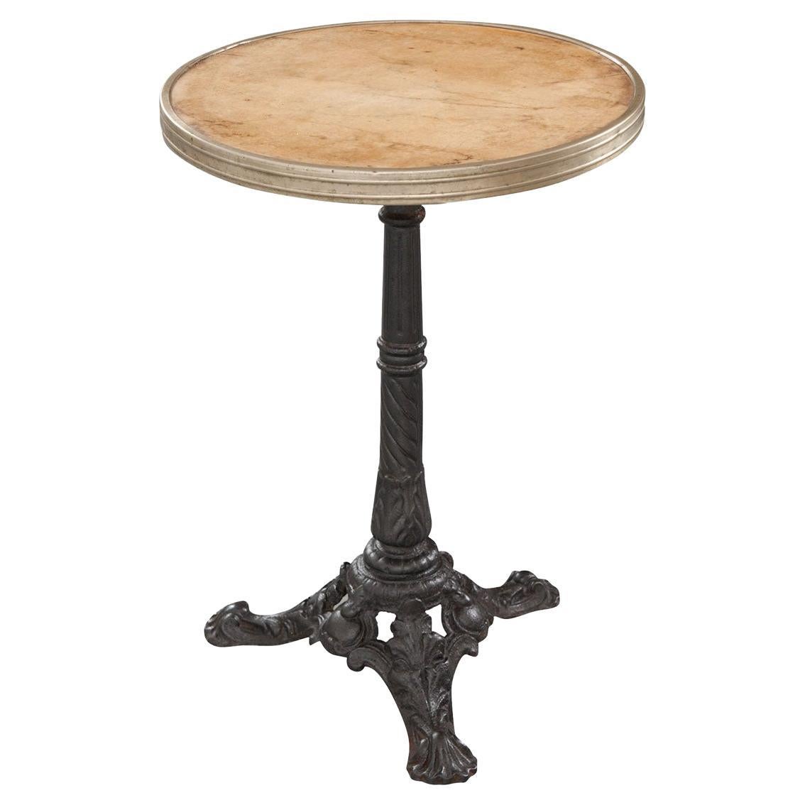 Two Similar French 19th Century Metal Garden Tables at 1stDibs