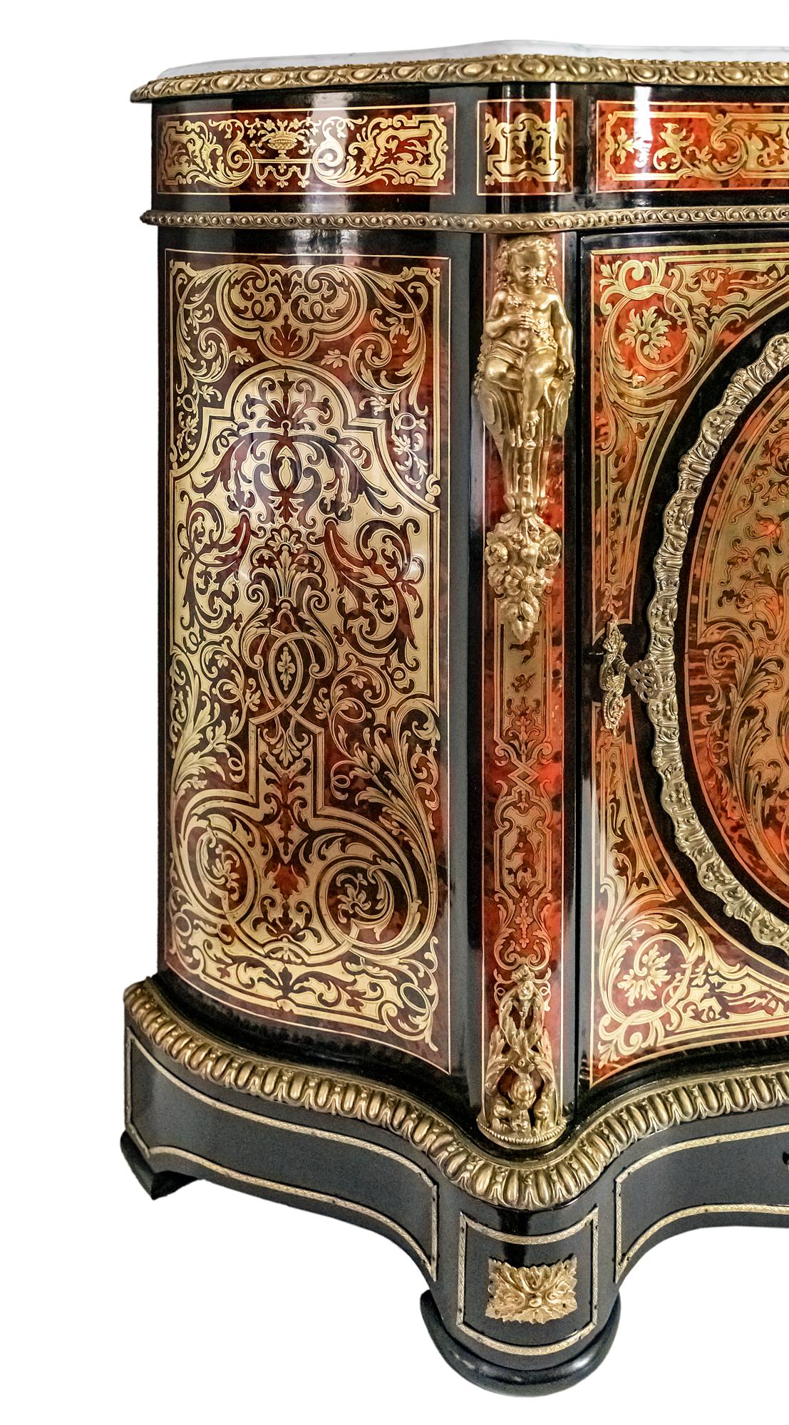 French 19th Century Boulle Cabinet For Sale at 1stDibs