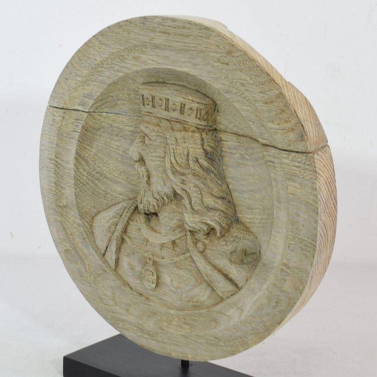 French 19th Century Carved Oak Panels/ Medallions For Sale at 1stDibs